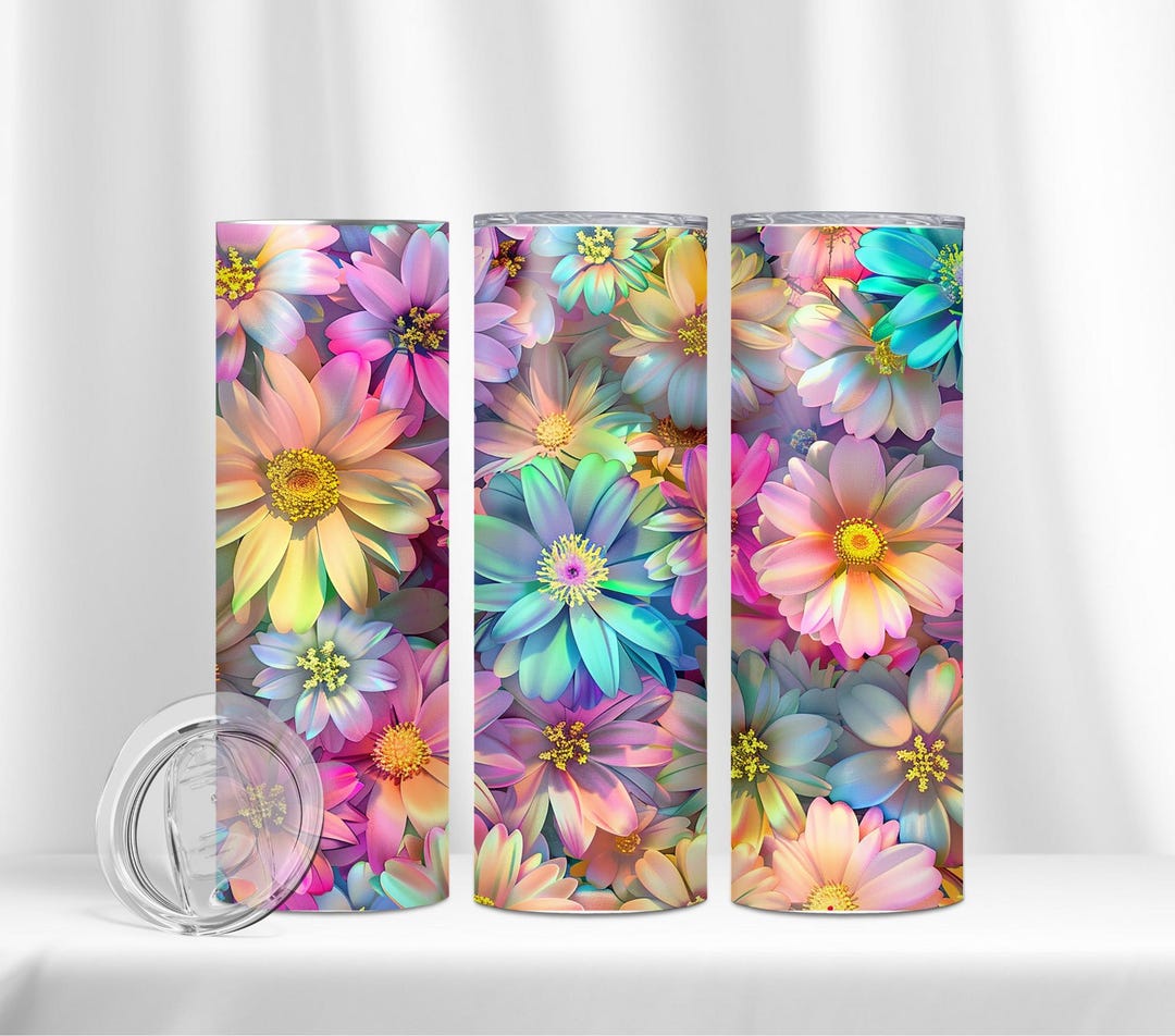 Spring Drinkware, Spring Floral Tumbler, Springtime Tumblers, Easter ...
