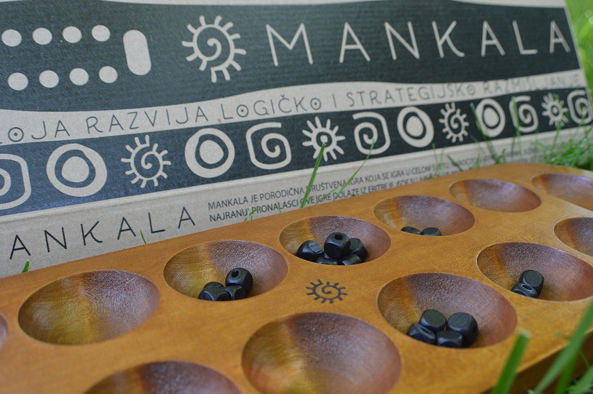 Mankala Board Game - Etsy Australia