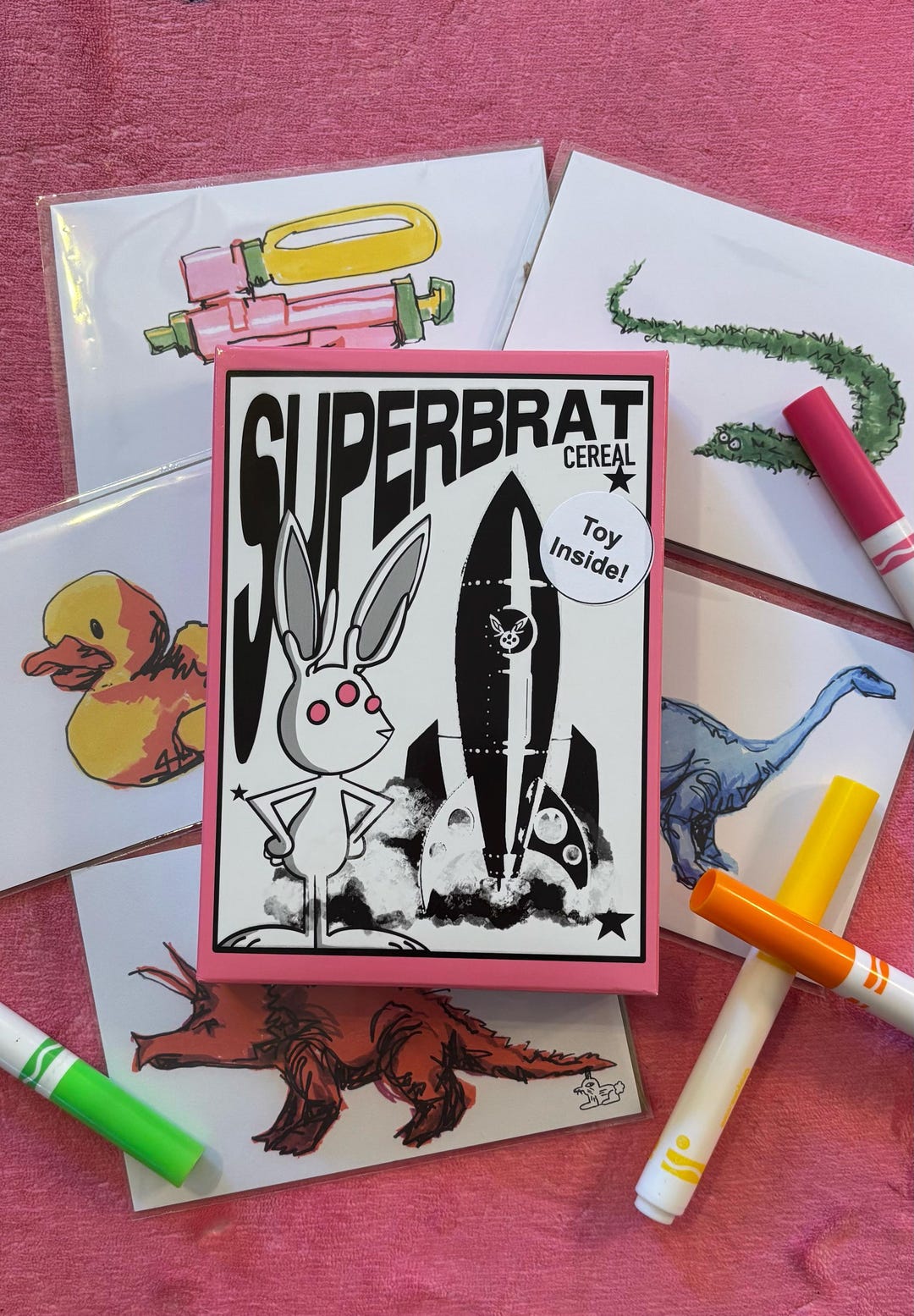 SUPERBRAT CEREAL - Art Print Blind Box - Etsy