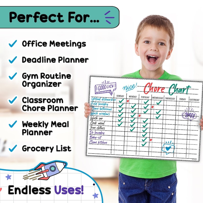 Whiteboard Chore Chart Magnetic Dry Erase Chore Board For Etsy whiteboard-chore-chart-magnetic-dry-erase-chore-board-for-etsy