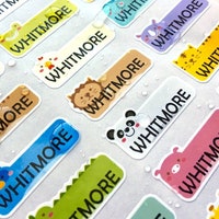 Personalized School Stickers and Labels - Cute Waterproof Name Stickers ...