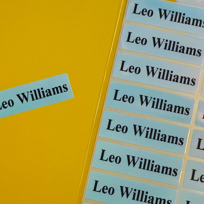 Custom Baby Blue Stickers - Etsy