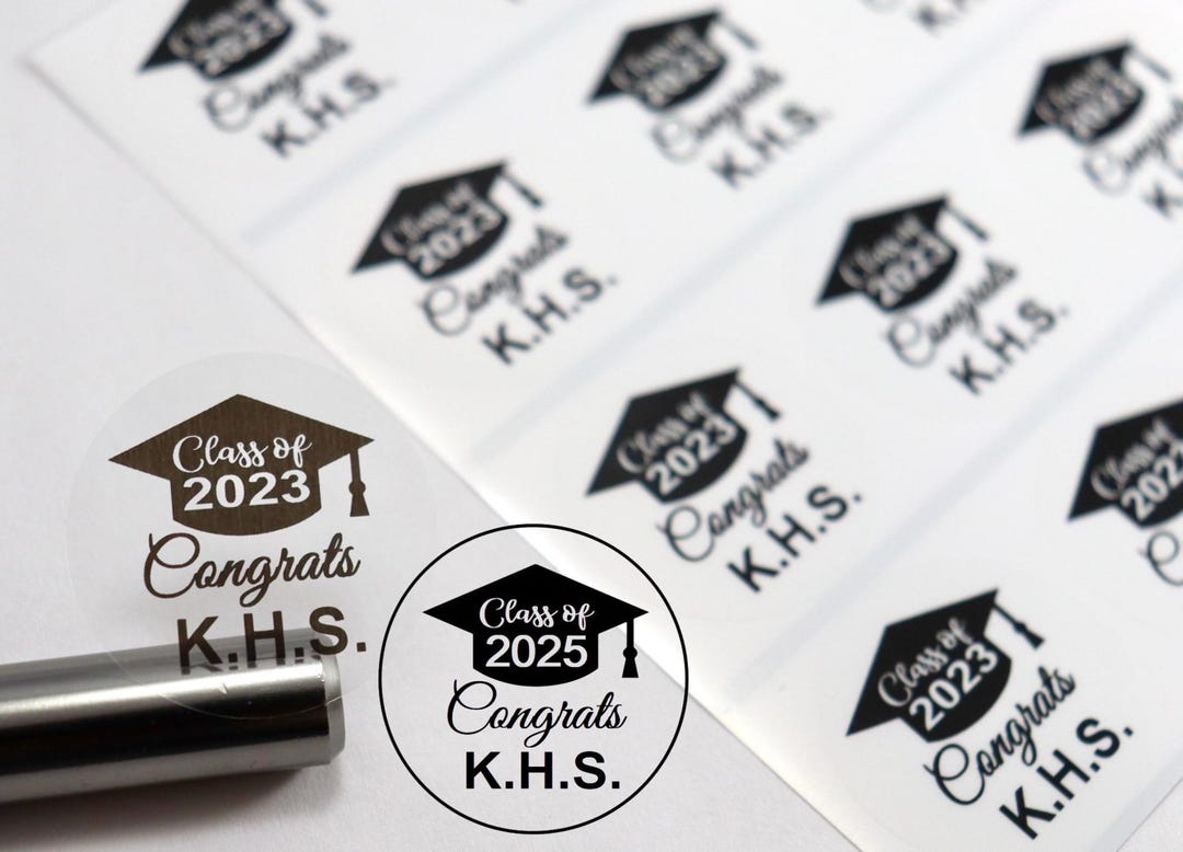 Personalized Graduation Stickers: Waterproof Envelope Seals - Etsy