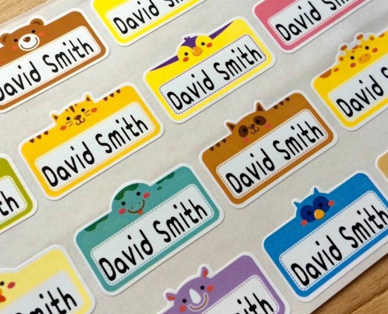 48 Waterproof Name Stickers Daycare Labels Medium Cute Etsy 48-waterproof-name-stickers-daycare-labels-medium-cute-etsy
