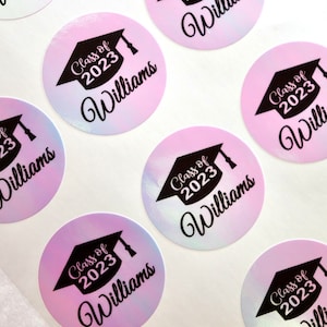Personalized Graduation Stickers: Waterproof Envelope Seals - Etsy