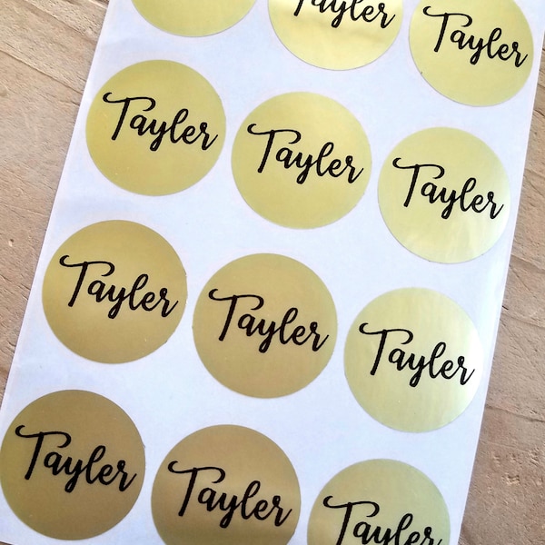 Circle Labels - Etsy