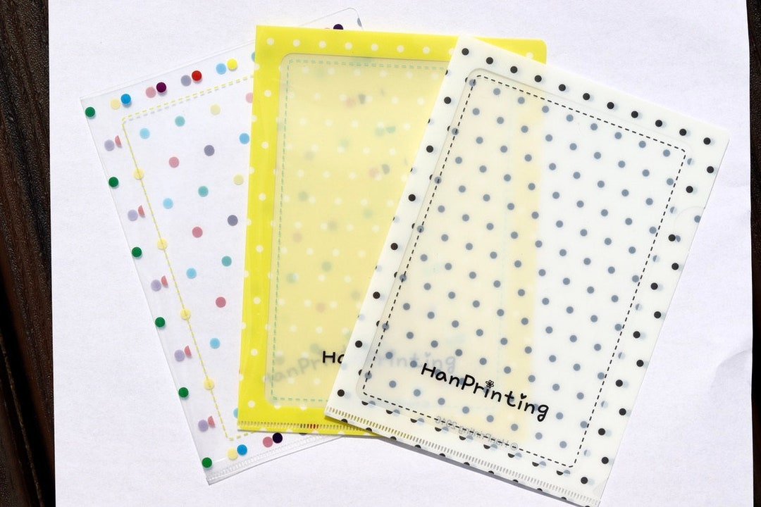 Polka Dot Label Storage Folder: Mini Sticker Organizer - Etsy