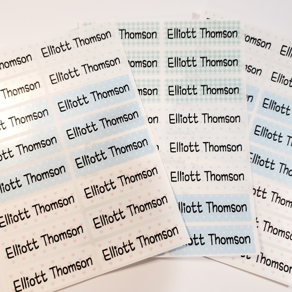 Polka Dot Labels - Etsy