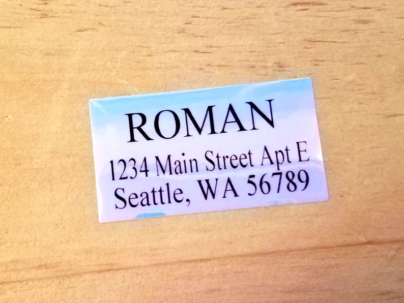 Return Address Labels Times New Roman Labels Times New | Etsy