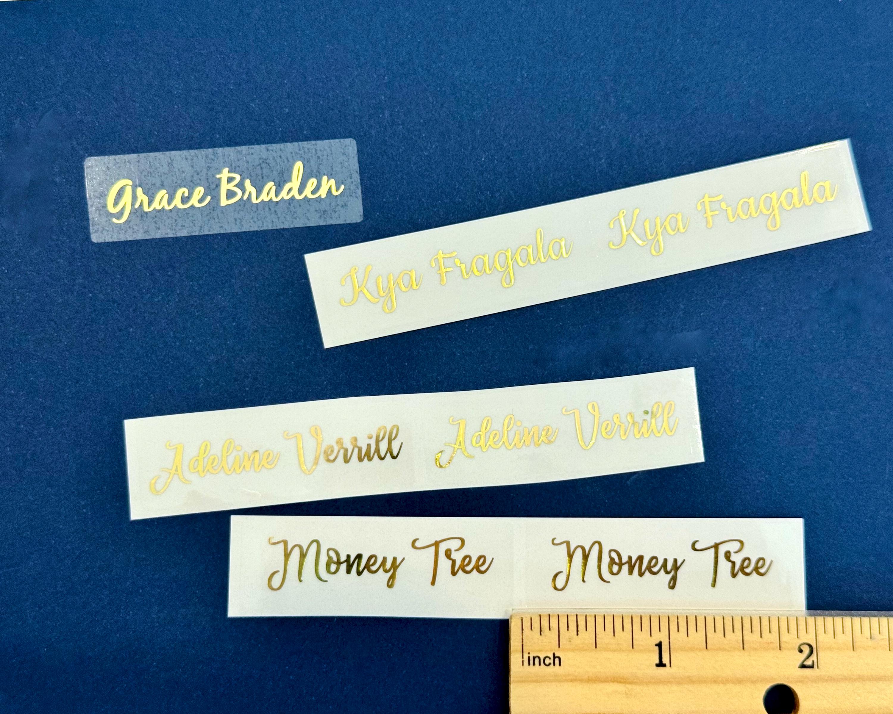 Personalized Guest List Clear Name Stickers: Birthday Wedding Custom ...
