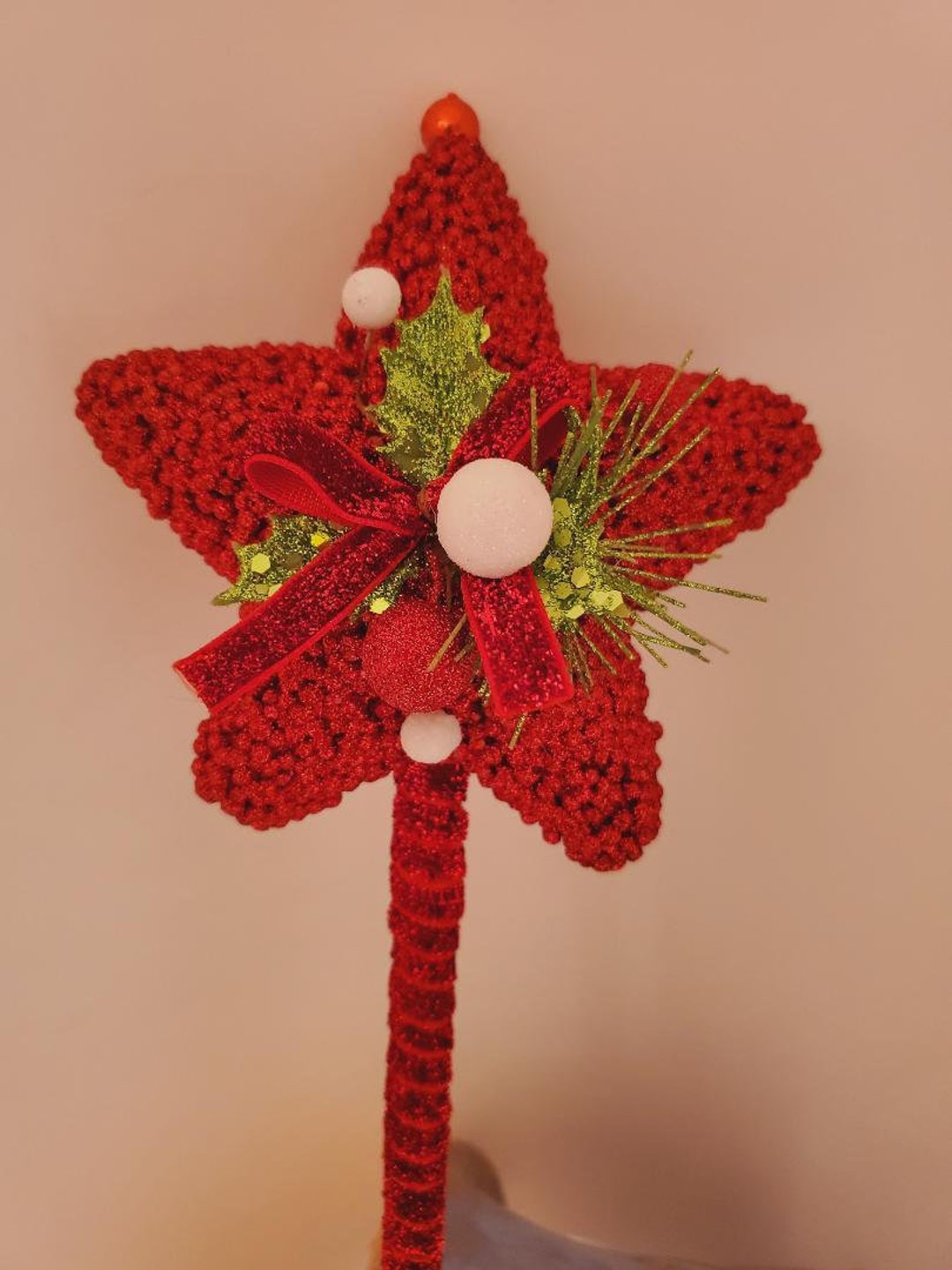 Red Christmas Star - Etsy