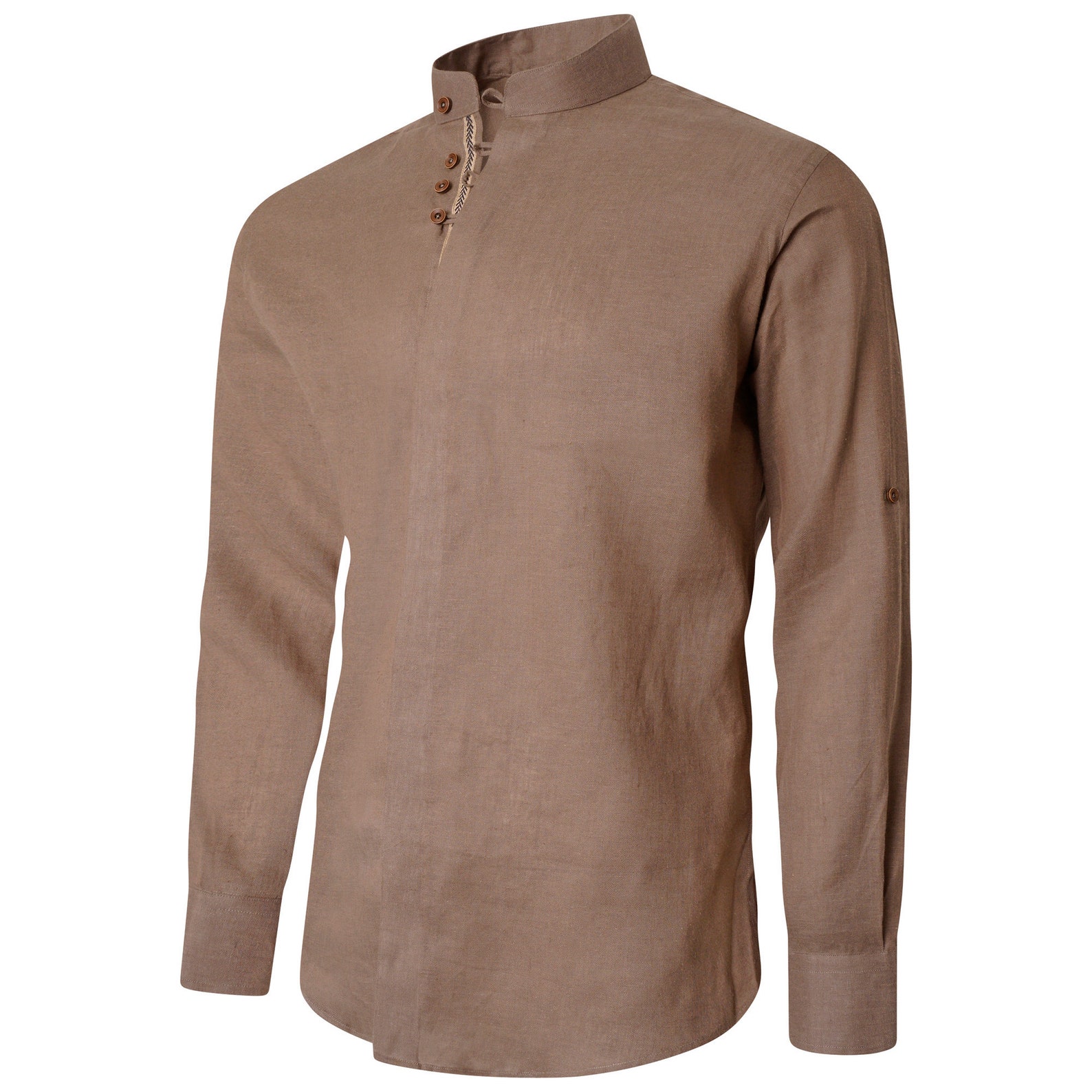 Men's Linen Blend Shirt Designer Great Quality Slim Fit - Etsy