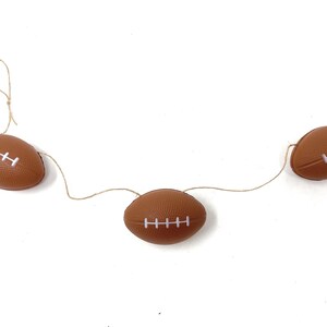 Fall Football Garland, Mantel Garland, Football Decor, Tailgate Garland ...