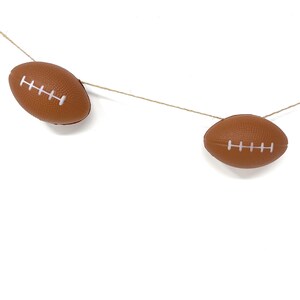 Fall Football Garland, Mantel Garland, Football Decor, Tailgate Garland ...