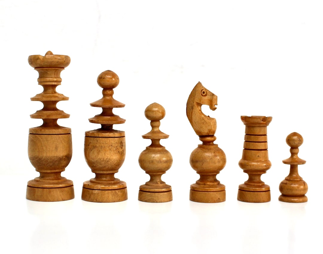 Regence Pattern Chess Set, French Style Chess Pieces, - Etsy