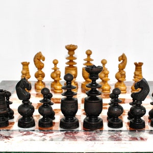 Regence Pattern Chess Set, French Style Chess Pieces, - Etsy