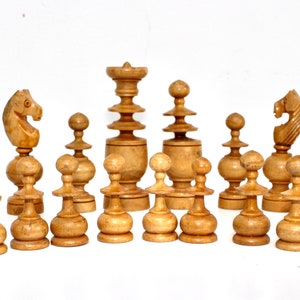 Regence Pattern Chess Set, French Style Chess Pieces, - Etsy