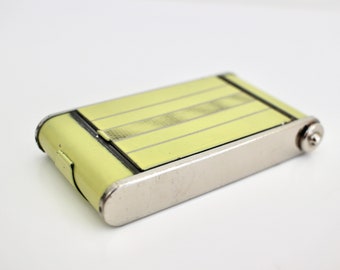 Vintage Camera Powder Compact, Art Deco Black Enamel Combined Powder ...