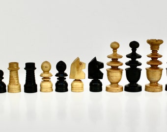 Regence Pattern Chess Set, French Style Chess Pieces, - Etsy