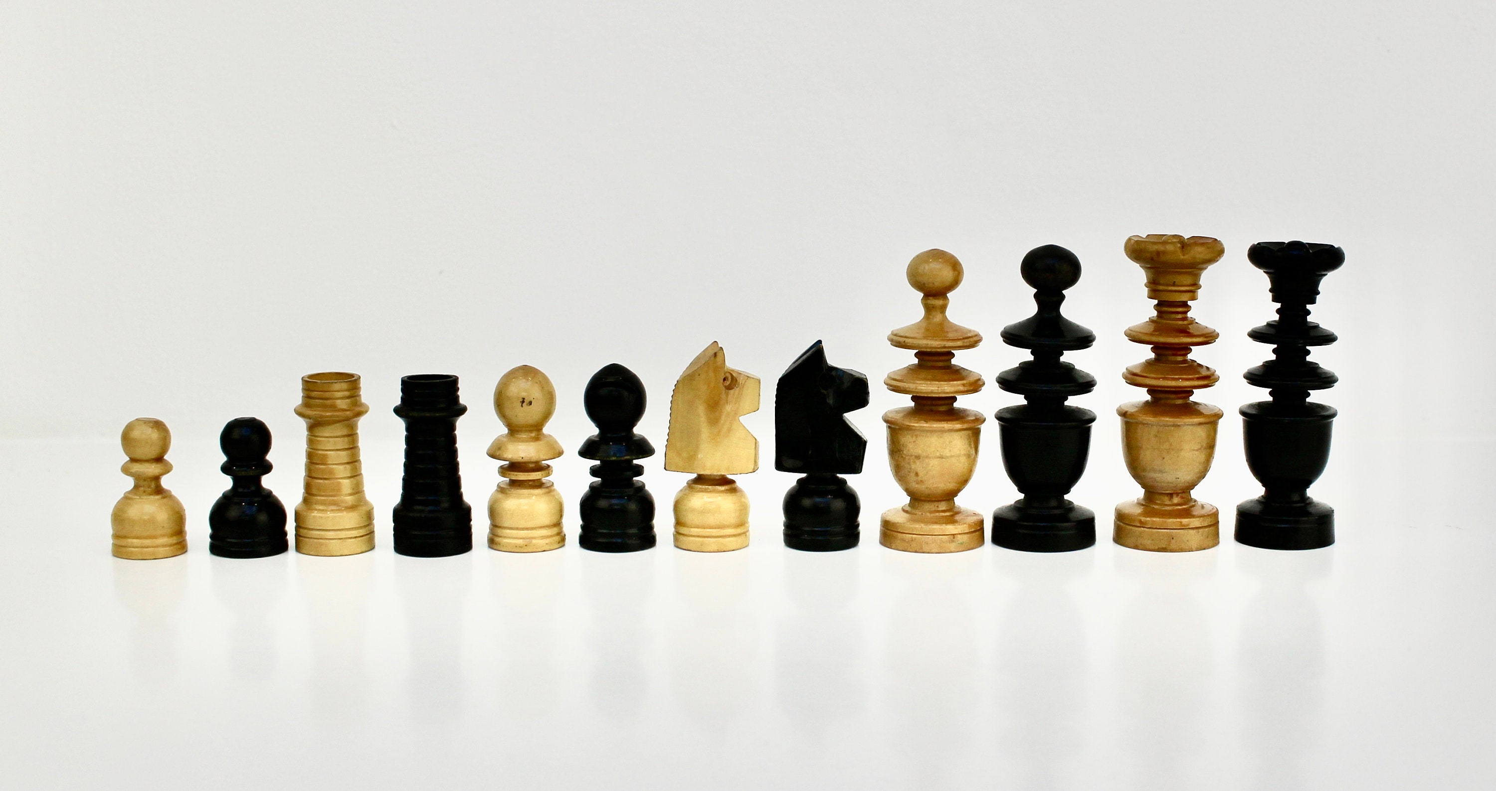 Regence Pattern Chess Set, French Style Chess Pieces, Late 19th Century ...