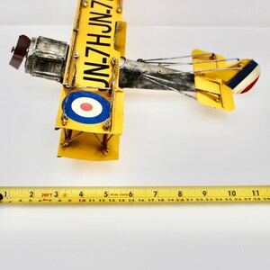 Model Tin Plane, WWI Curtiss Jenny RAF Bi-plane - Etsy UK