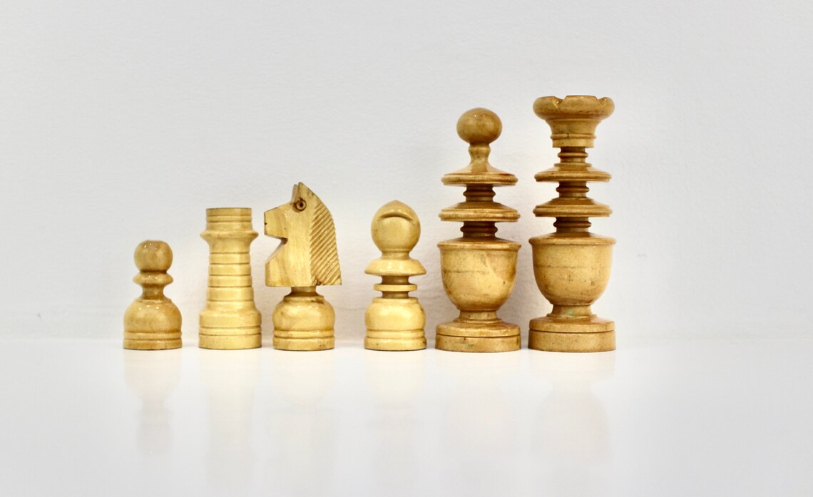 Regence Pattern Chess Set, French Style Chess Pieces, Late 19th Century ...