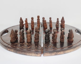 African Chess Set - Etsy