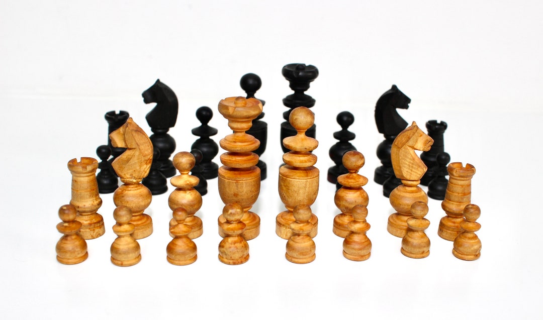 Tiny Regence Pattern Chess Set, French Style Chess Pieces, - Etsy
