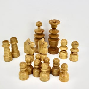 Regence Pattern Chess Set, French Style Chess Pieces, Late 19th Century ...