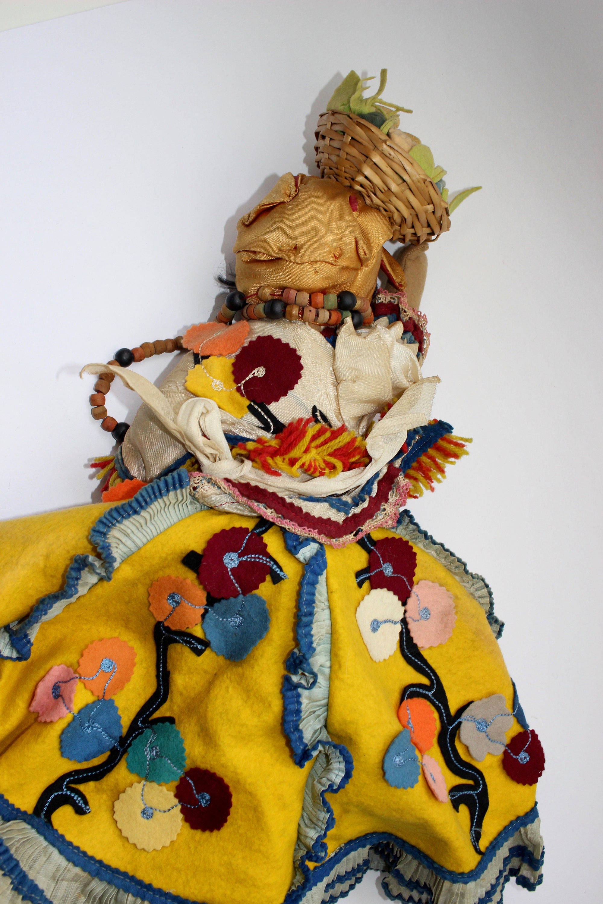 Hand Made Brazilian Bahia Felt Doll Extremely Beautiful | Etsy