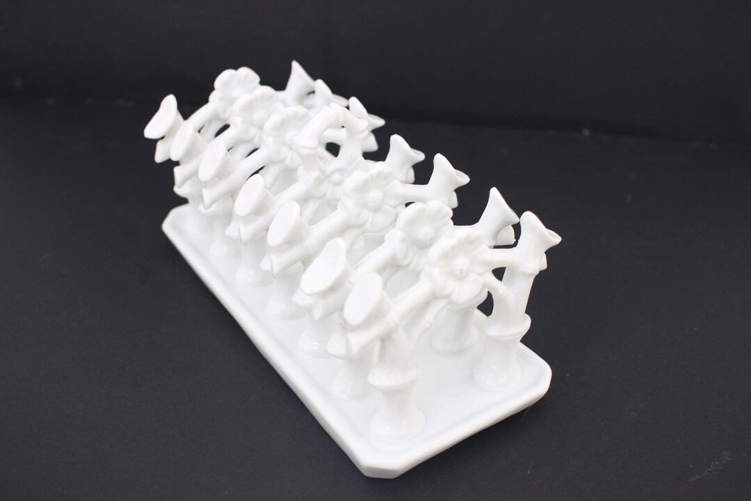 Novelty Six Slice China Toast Rack, Bamboo and Flowers Toast Rack - Etsy