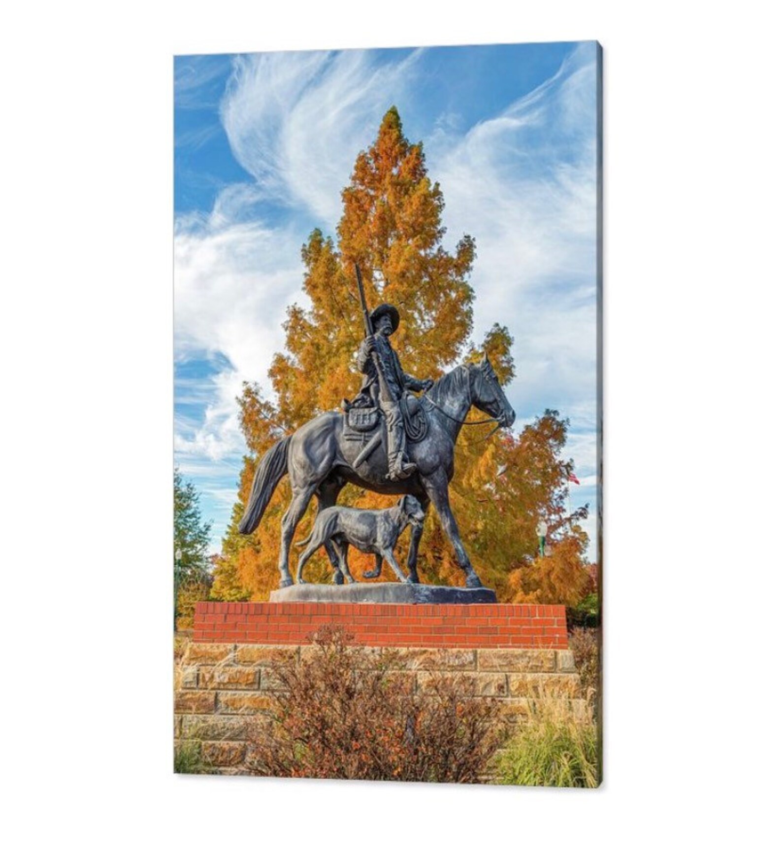 Fort Smith Monument Print Arkansas Wall Art Bass Reeves - Etsy.de