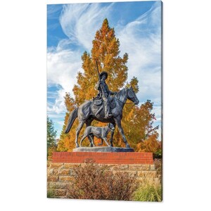 Fort Smith Monument Print, Arkansas Wall Art, Bass Reeves Statue ...