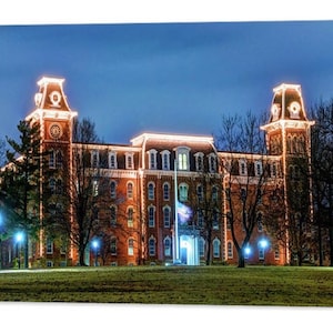 Old Main University of Arkansas Arkansas Razorbacks - Etsy