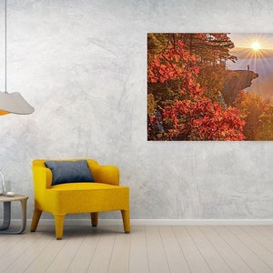 Hawksbill Crag, Whitaker Point, Hiker, Autumn Landscape, Northwest ...