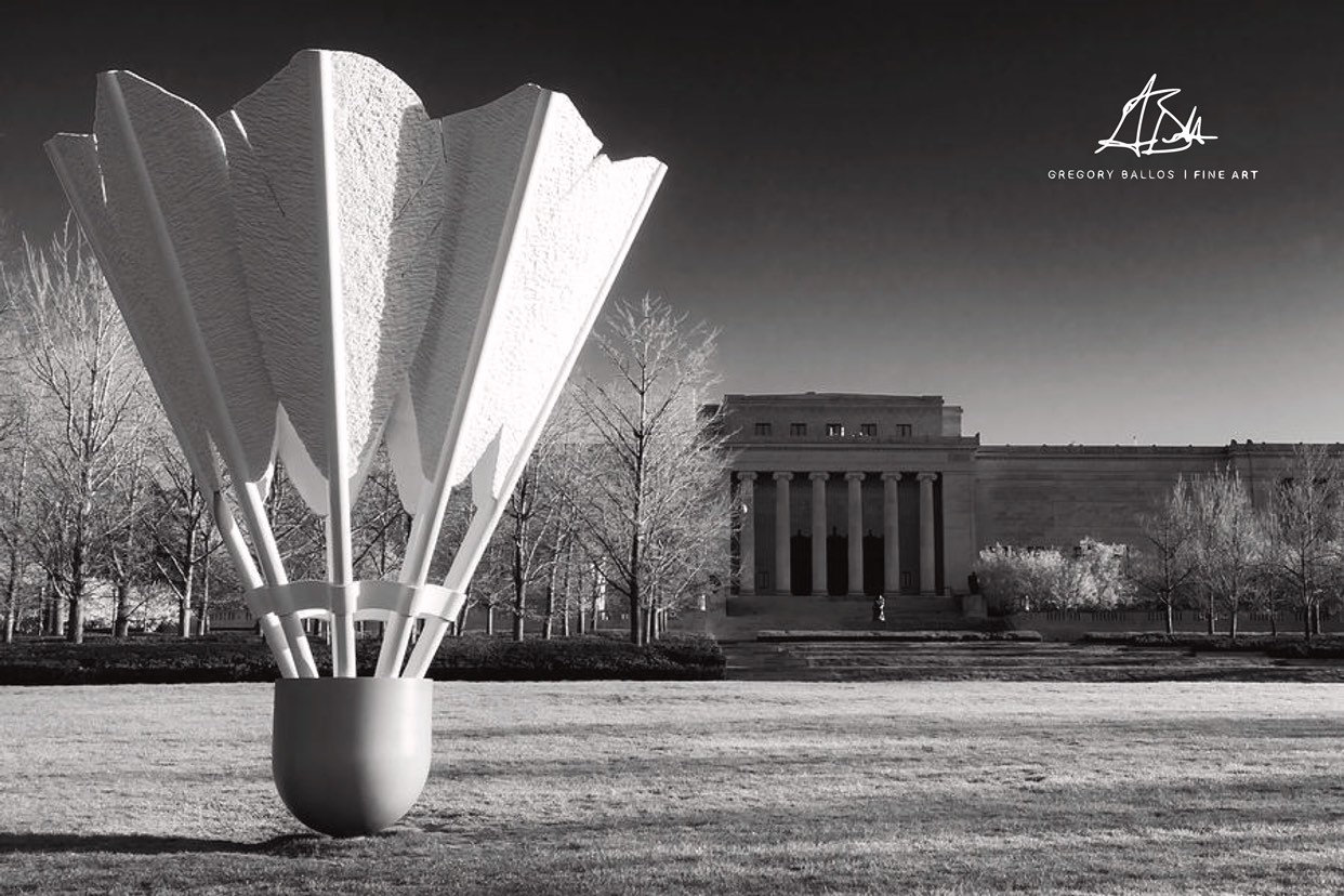 Kansas City Shuttlecock Nelson Atkins Museum Architectural - Etsy