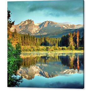 Rocky Mountain Print, Colorado Landscape, Wall Art Print, Estes Park ...