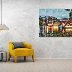 John Weeks Bridge, Famous University Footbridge, Cambridge Prints ...
