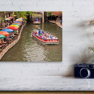 San Antonio Print, Riverwalk Wall Art, San Antonio River Walk, Casa Rio ...