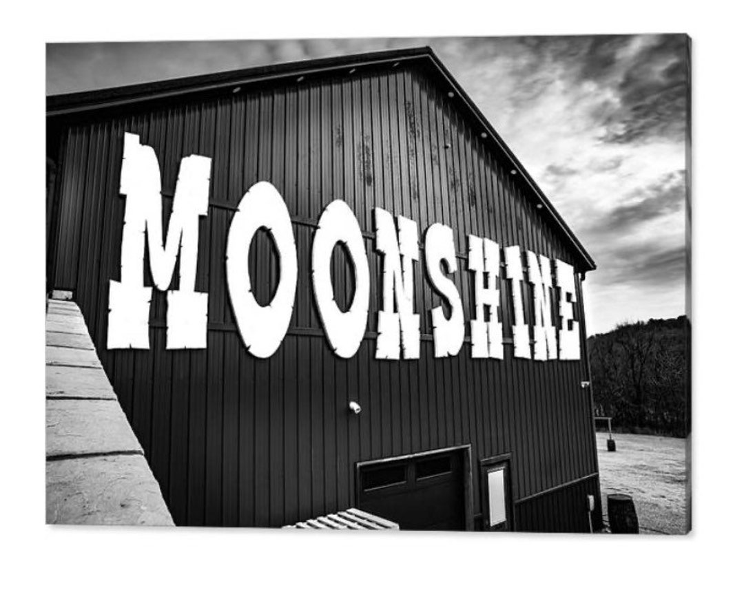Southern Moonshine, Black and White, Distillery, Alcohol Cellar ...
