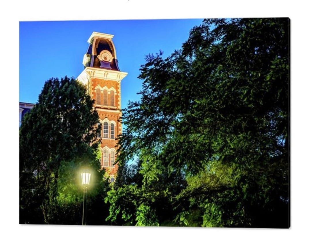 Arkansas Old Main, Arkansas Landmarks, Fayetteville Arkansas Print ...