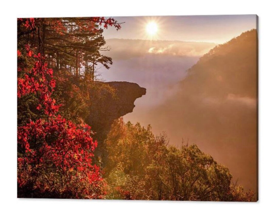 Hawksbill Crag, Whitaker Point, Clouds, Morning, Autumn Landscape ...