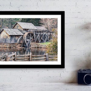 Mabry Mill Print, Old Mill Print, Mill Photo, Landscape Photography ...