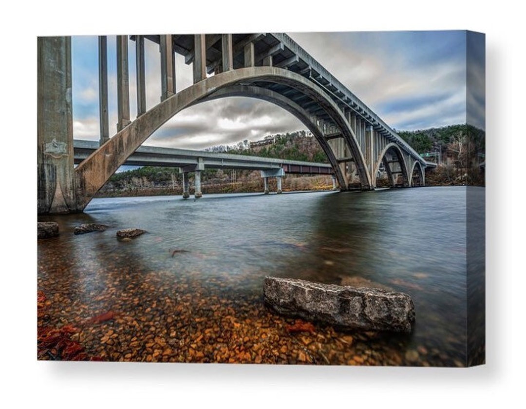 Lake Taneycomo Bridge Print: Branson Missouri Landscape Wall Art - Etsy