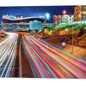 Denver Stadium, Mile High Stadium, Denver Colorado Wall Art, Denver ...