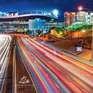 Denver Stadium, Mile High Stadium, Denver Colorado Wall Art, Denver ...