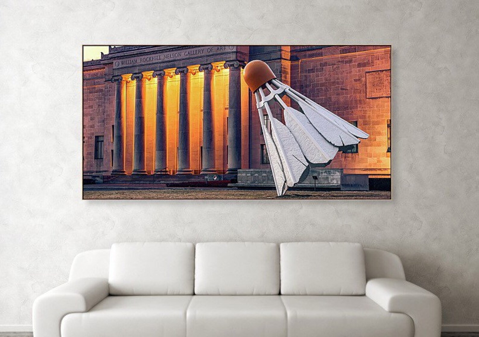 Kansas City Shuttlecock Nelson Atkins Museum Panorama - Etsy