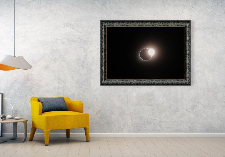 Total Solar Eclipse Sun and Moon Solar Eclipse Decor - Etsy