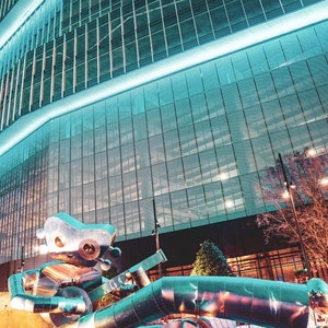 Dallas Traveling Man, Dallas Texas Wall Art, Waiting on Train, Dallas ...