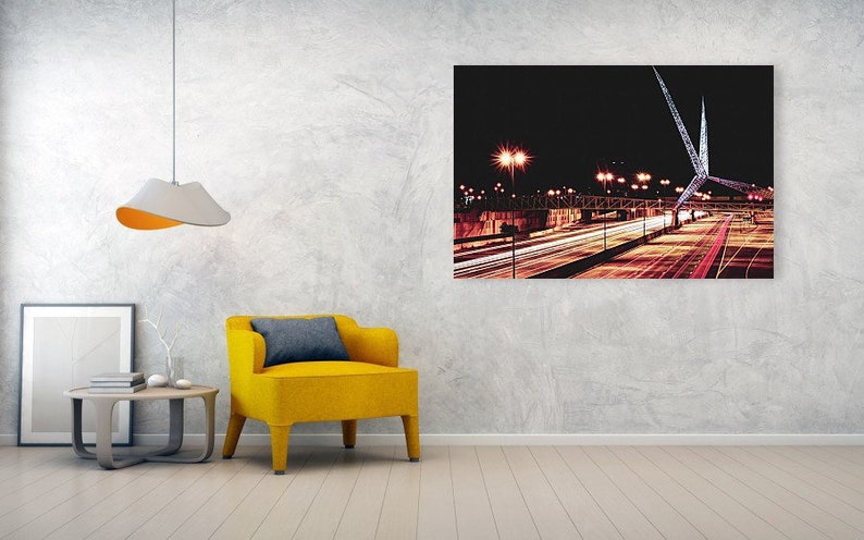 Skydance Pedestrian Bridge Oklahoma City Scissortail Bridge | Etsy